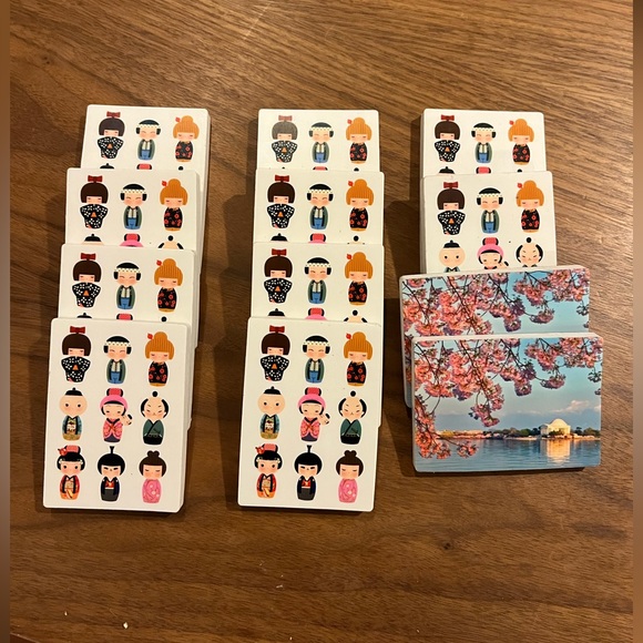 Office | Bundle Of Kokeshi Figures Erasers And The Thomas Jefferson ...